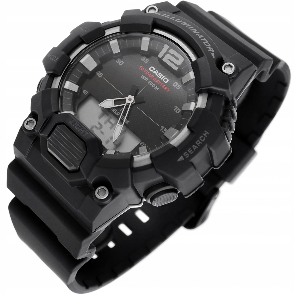 Casio แบตเตอรี่ 10 ปี นาฬิกาข้อมือผู้ชาย สายเรซิน รุ่น HDC-700 ของแท้ ...