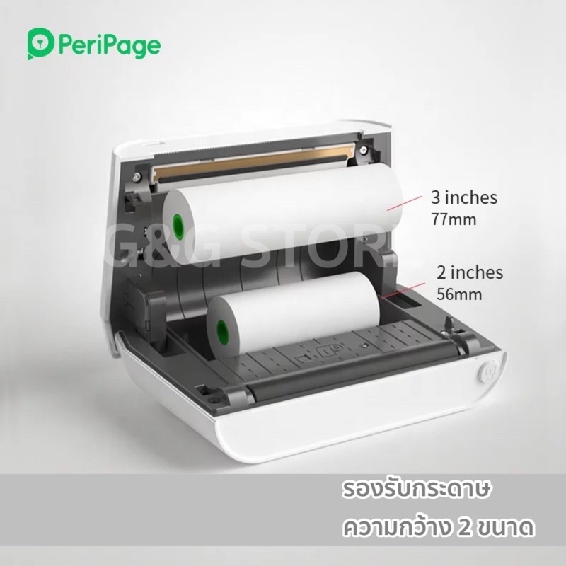 Peripage A9 A9Max เครื่องปริ้นท์แบบพกพา เชื่อมต่อแอพขนส่งได้ ผ่าน Bluetooth - ggstore_official ...