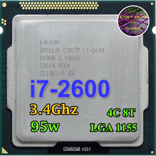 ⚡️CPU Intel Core i7-2600 3.4GHz 4คอ8เทรด 95W LGA 1155 ฟรีซิลิโคลน1ซอง i7 2600 | Shopee Thailand