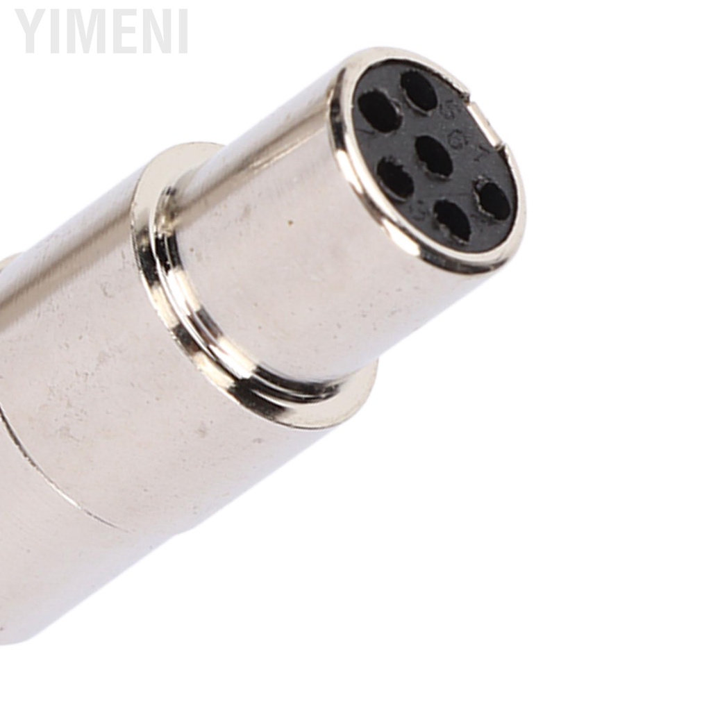 Yimeni 10PCSSet Microphone XLR 6 Pin Female Plug Connector Cable MIC ...