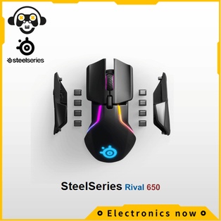 SteelSeries (สตีลซีรี่ย์) Rival 650 Wireless RGB Gaming Mouse เมาส์เกมมิ่ง เมาส์ (62456 ...