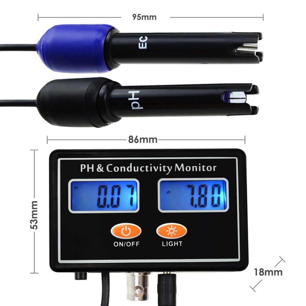 คุณภาพน้ำเครื่องตรวจจับOnline HEC Conductivity Monitor Meter Tester ATC ...