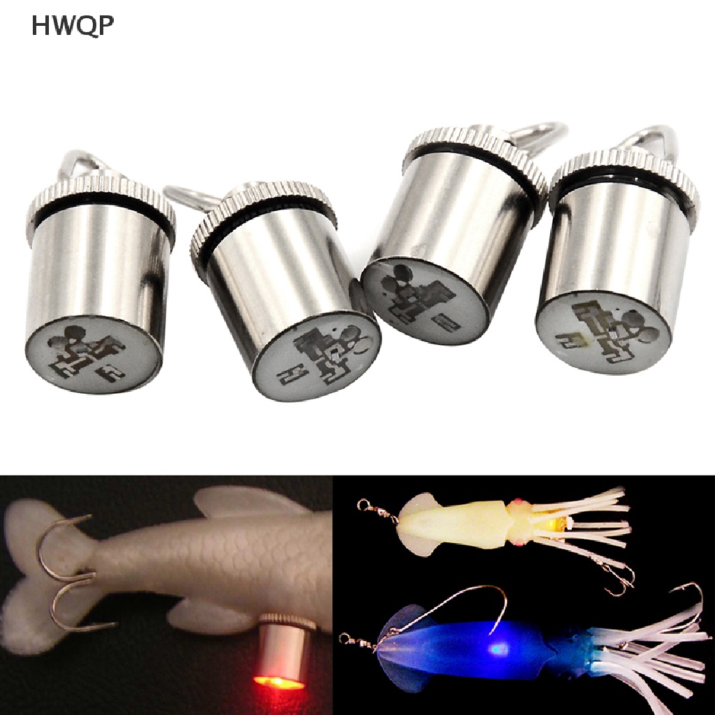 [HWQP] Mini LED Light Flashing Lamp Underwater Deep Drop Fishing Squid ...