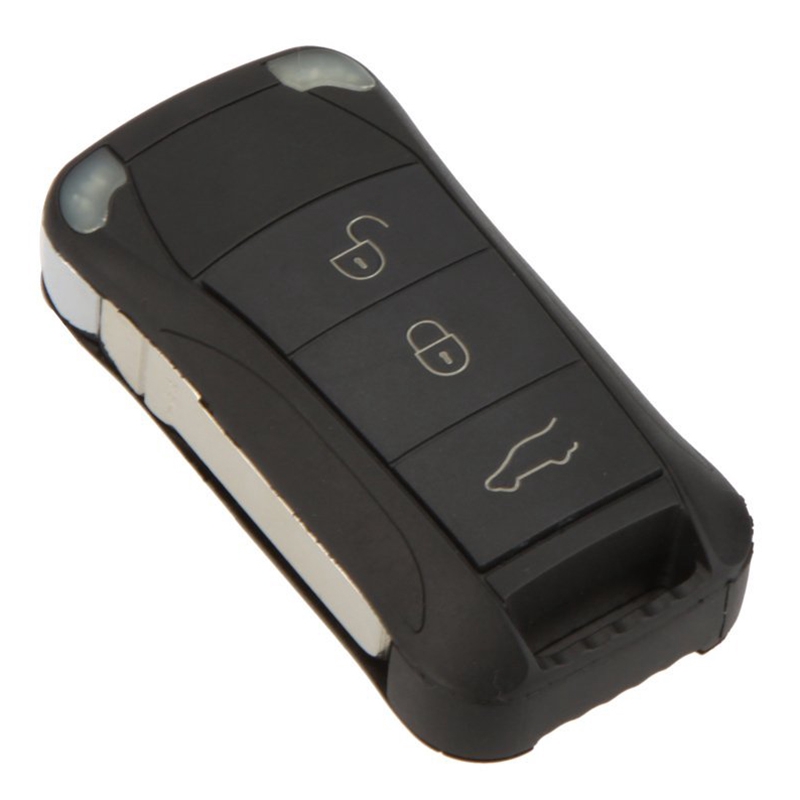 Replacement 3 Button Uncut Blade Ignition Key Keyless Entry Car Remote ...