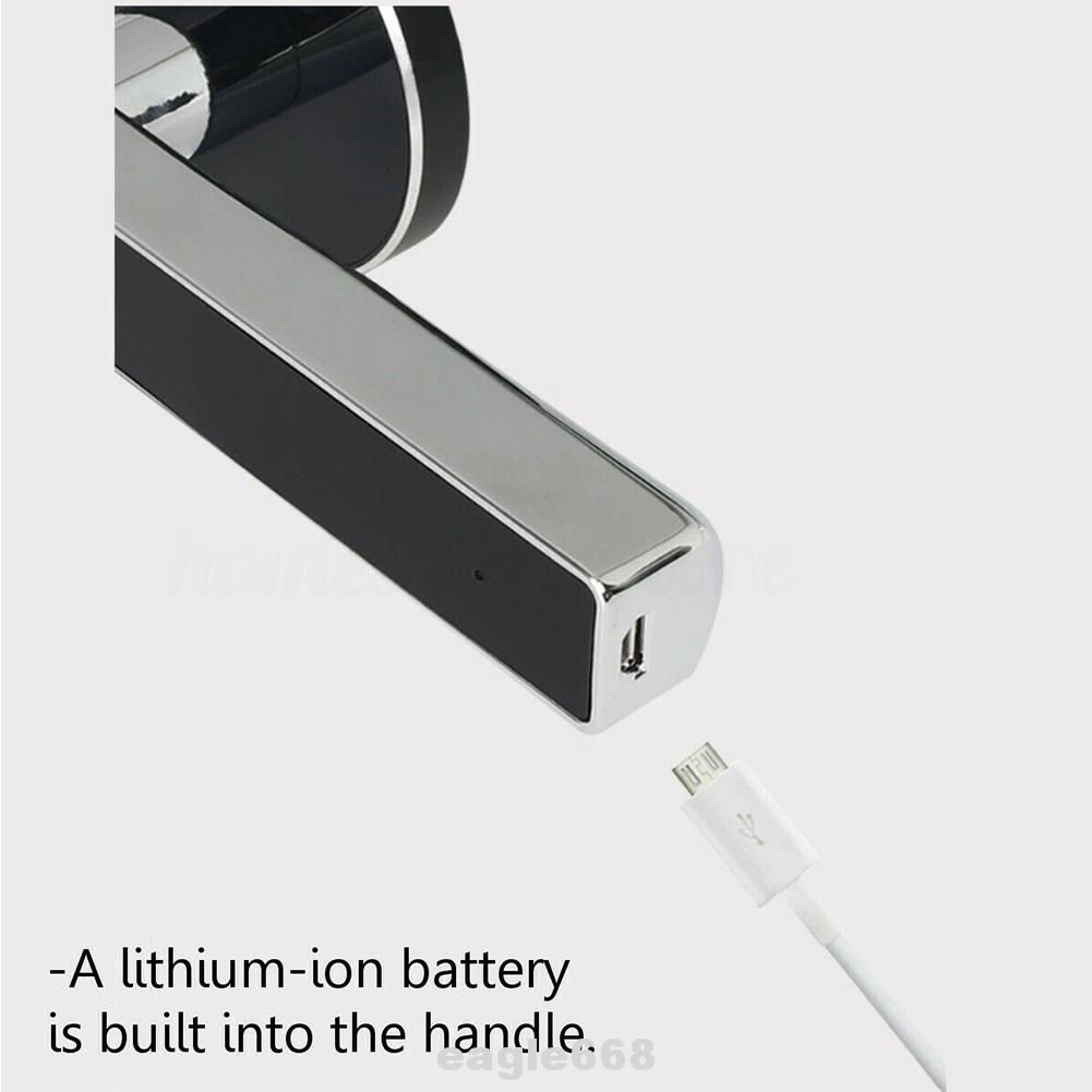 Security Smart Fingerprint USB Charging Biometric Office Stainless ...