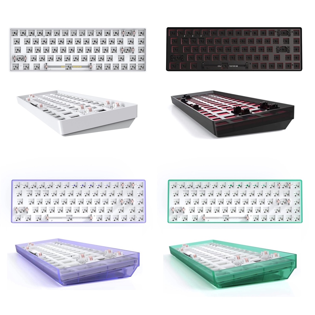 READY STOCK ZUOYA TESTER68 2-Mode Wireless BT5.0 and 2.4G Mechanical ...