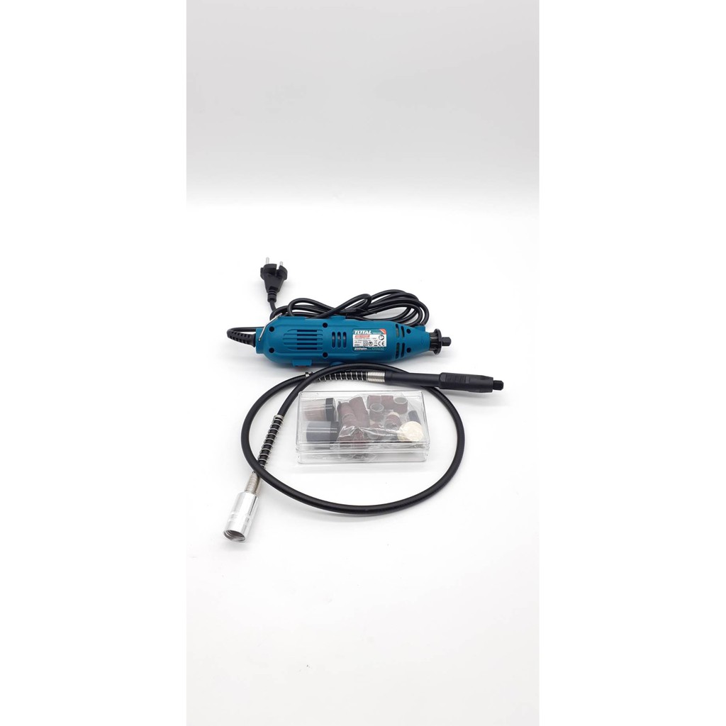 TOTAL ชุดเครื่องเจียรแม่พิมพ์+สายอ่อน+อุปกรณ์ 52 ชิ้น ขนาด 130 วัตต์ ...