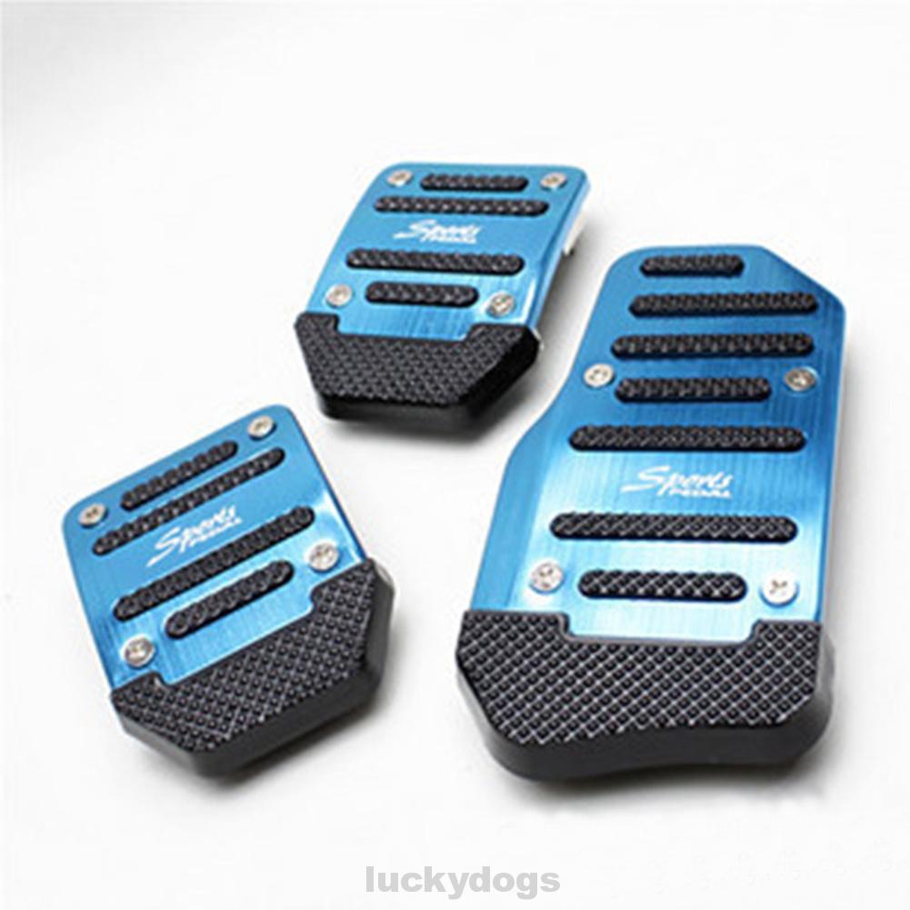 Aluminum car truck van bus pedals footboard pad cover kit foot rest ...