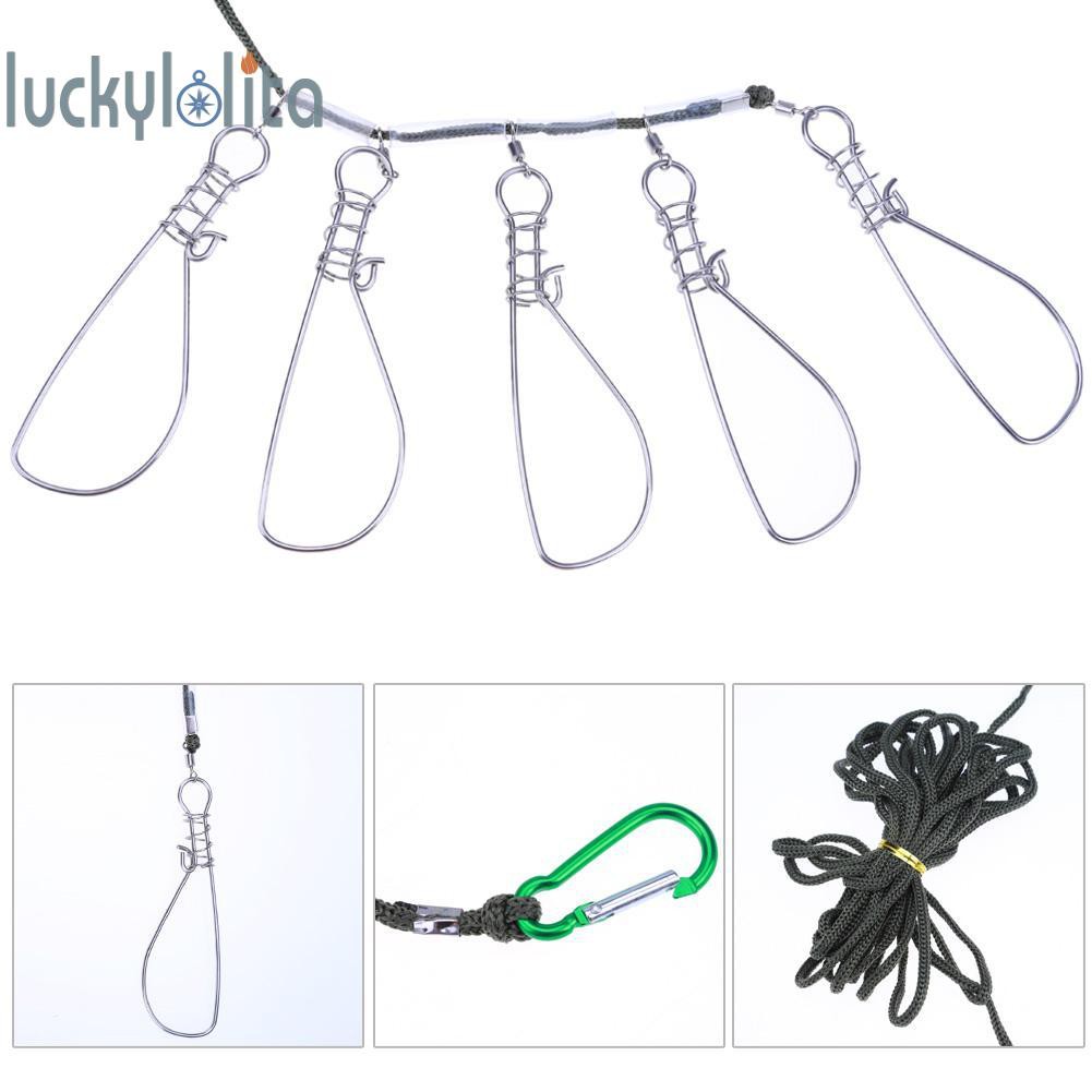 Luc-COD Outdoor Sports FishLock Stick Stainless Steel Fish Buckle Fish ...