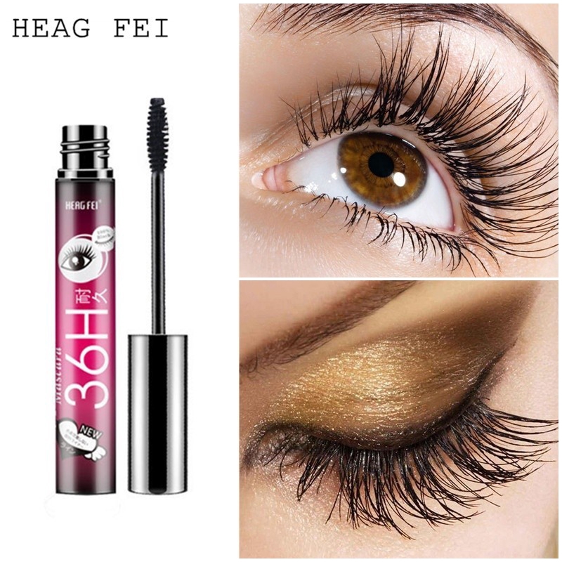 HENG FEI 4D Silk Fiber Charm มาสคาร่า ด่วนแห้งกันน้ำปริมาณขนตาส่วนขยาย ...
