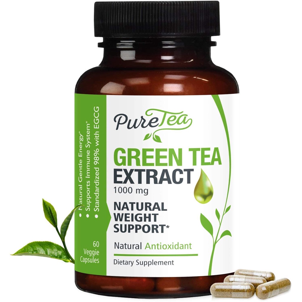 Green Tea Extract 98 Standardized Egcg for Healthy Weight Support ...