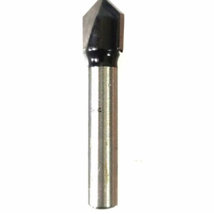 V เครื่องดนตรี บิตเราเตอร์ 1/4นิ้ว x 3/8นิ้ว x 1/2นิ้ว ACP Router Bit ...