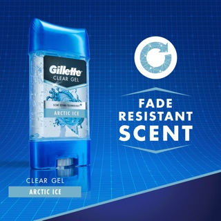 Gillette Arctic Ice Clear Gel Men's Antiperspirant and Deodorant 3.8 oz(107g) | Shopee Thailand