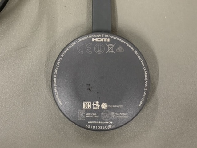 มือสอง Google Chrome Cast GEN 2 Model NC2-6A5 - photosynacid - ThaiPick