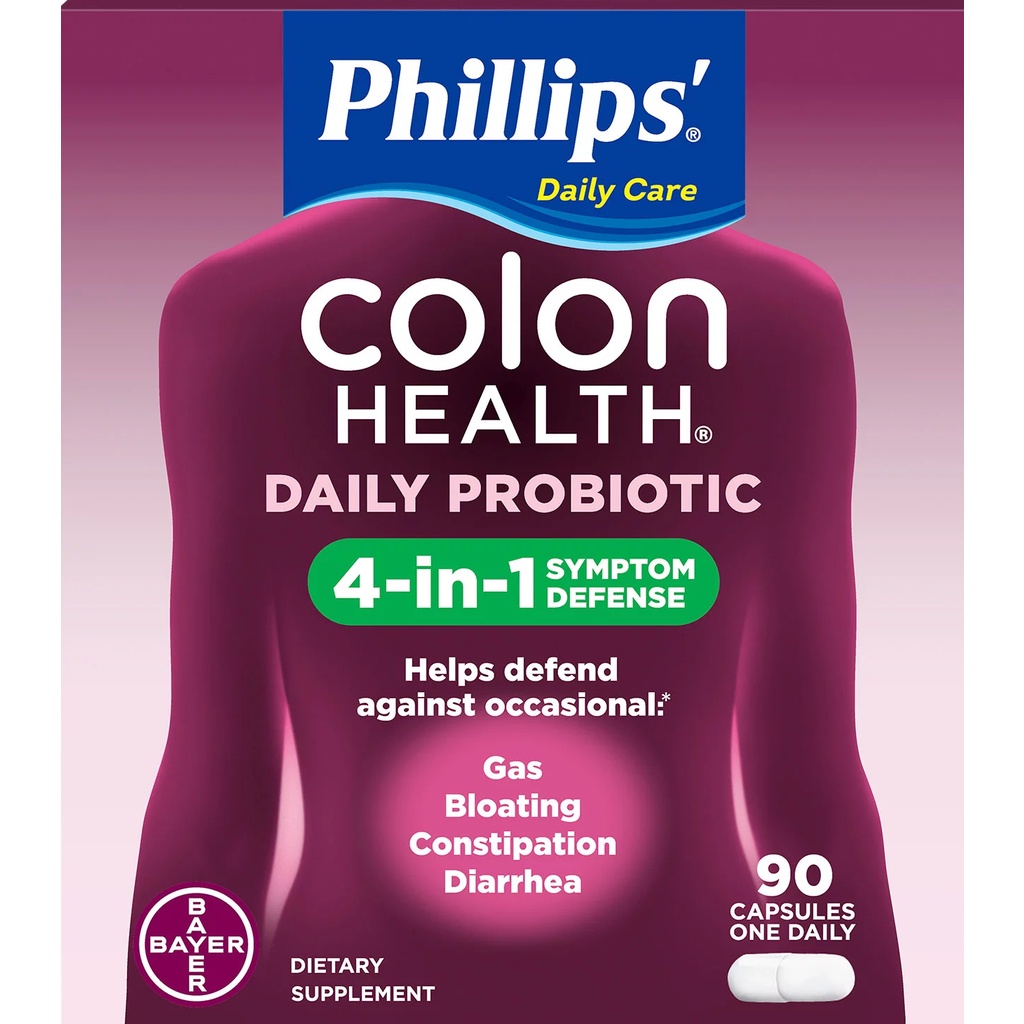 (Exp 062025) Phillips Colon Health Probiotic Supplement (90 ct ...