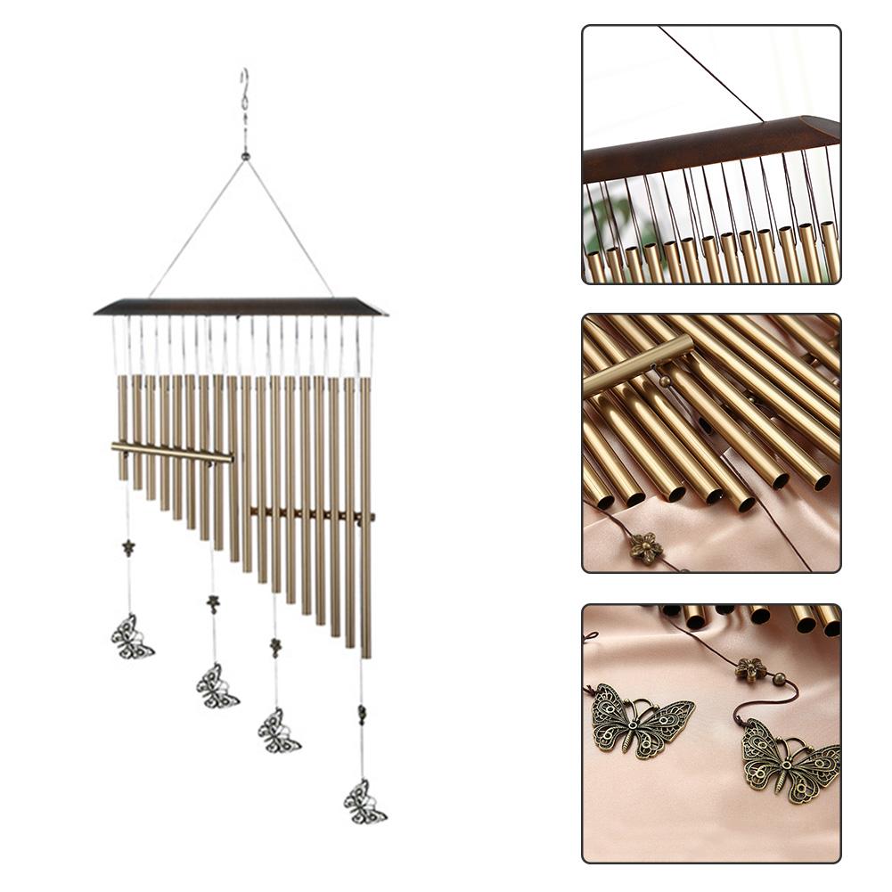 Harp Aluminum Tube Wind Chimes Home Decoration Metal Ornaments ...