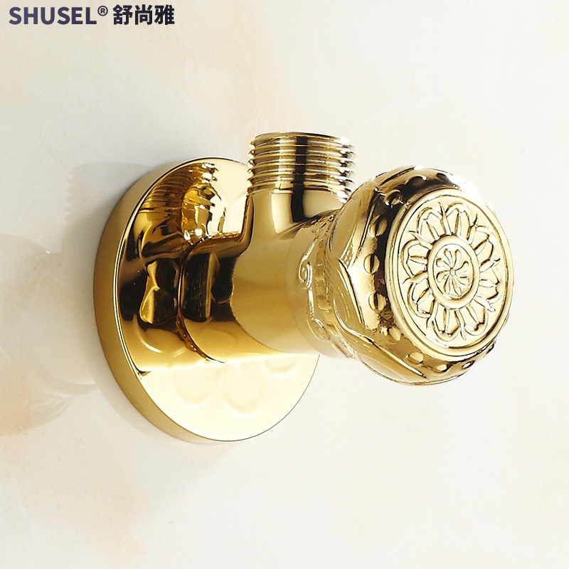 อุปกรณ์เสริมเครื่องทำน้ำอุ่น Antique Copper Main Body Angle Valve ...