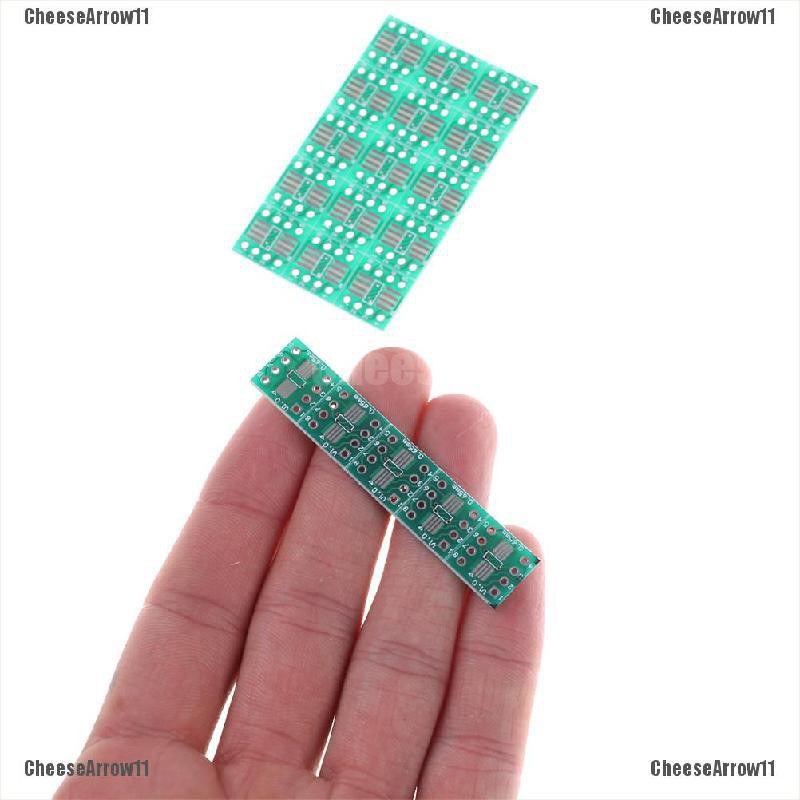 CheeseArrow 20PCS SOP8 SO8 SOIC8 TSSOP8 MSOP8 to DIP8 Adapter PCB DIY ...