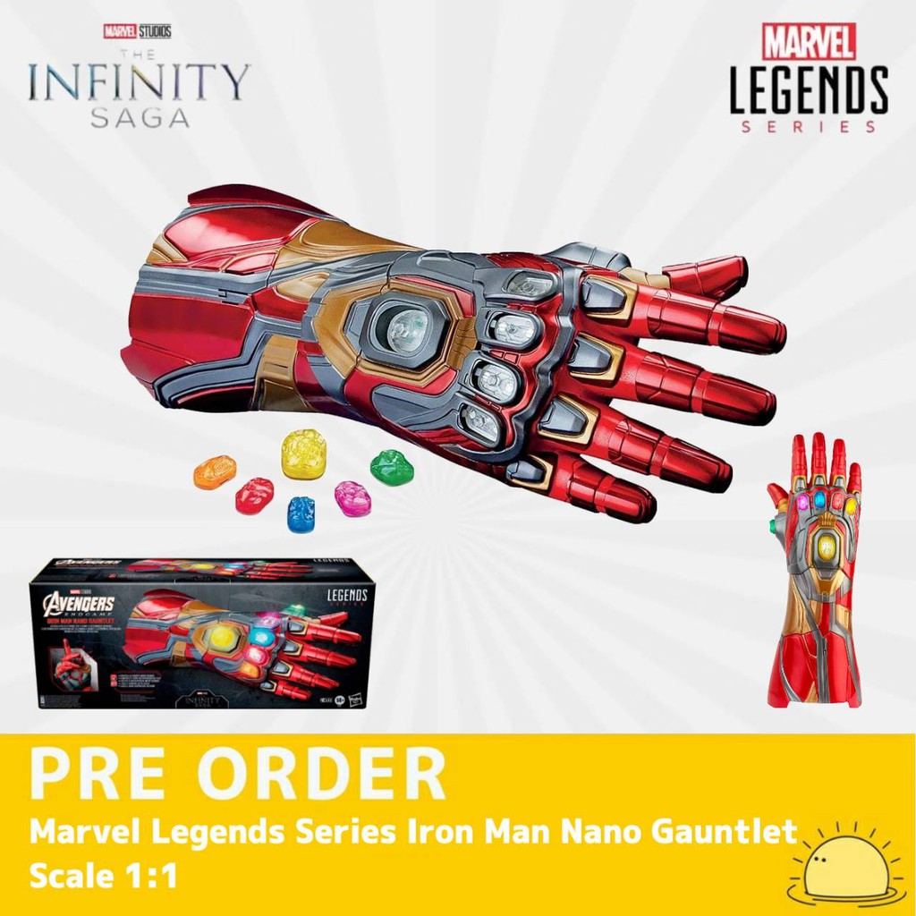 Pre order Marvel Legends Series Iron Man Nano Gauntlet 1:1 - hasbroth ...
