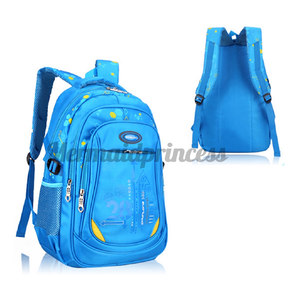 Nylon Kids Backpack Large capacity Children Boys Girls Middle Primary ...
