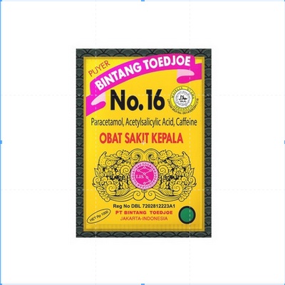 Puyer Star 7 Toedjoe เบอร์ 16 ยาปวดหัว 12 ซอง 1 แพ็ค - genlaris_shop.th ...