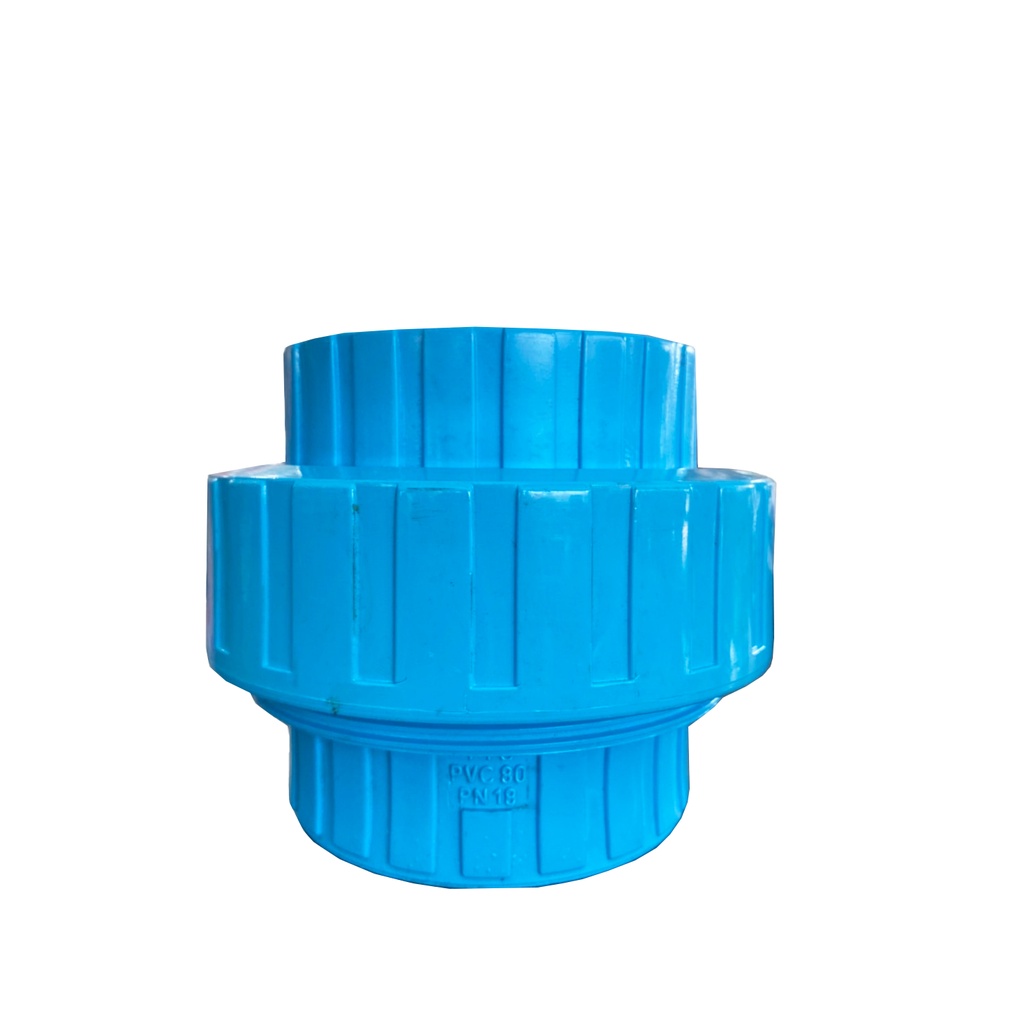 ข้อต่อยูเนี่ยน-หนา PVC (80) 3นิ้ว รุ่นหนา แบบสวมท่อ (Union PVC3 ...