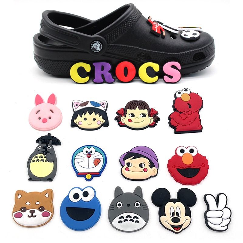 ใหม่ ตัวการ์ตูน Sesame Street Totoro Mickey Mouse Doraemon Series Crocs ...