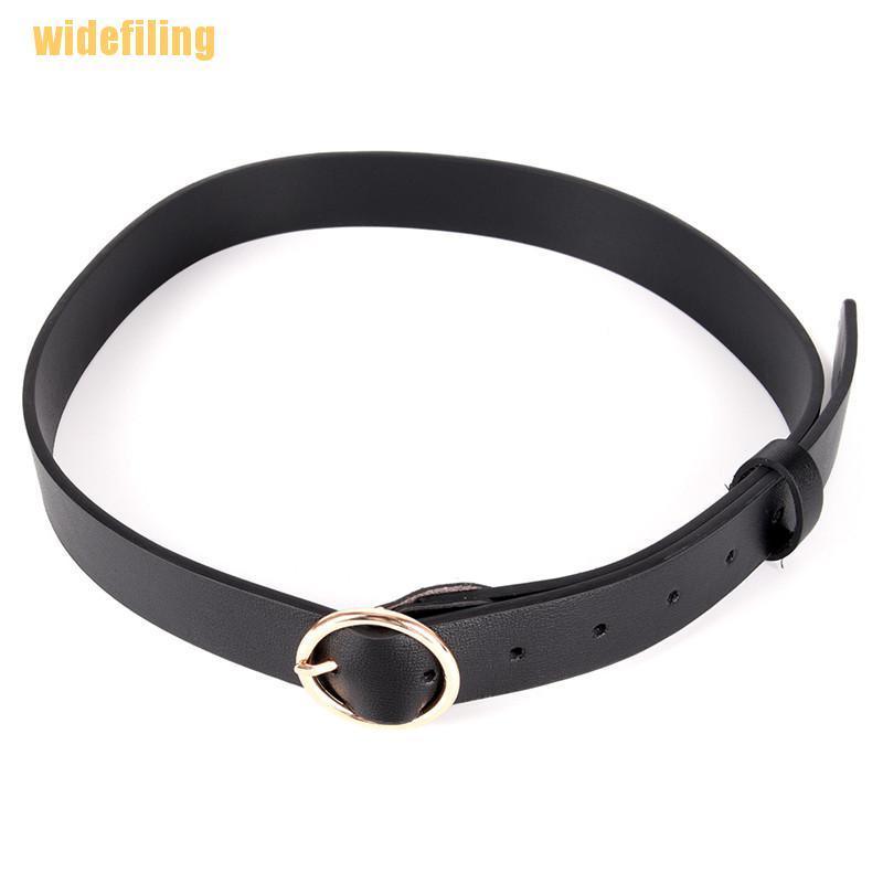 widefiling Retro Women Waist Belt Large Metal Ring & Thin Waist Fringe ...