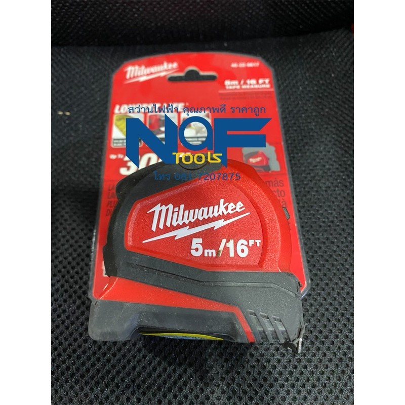 ตลับเมตร Milwaukee รุ่น Compact 5m/16ft - naf_tools - ThaiPick