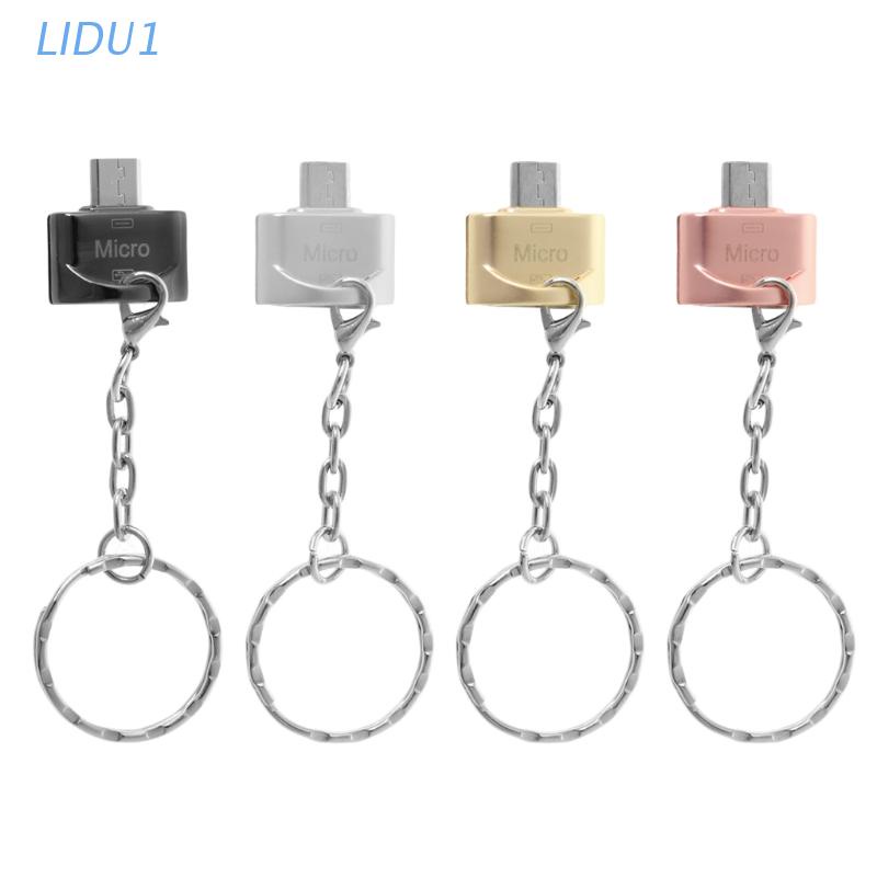 LIDU1 Micro USB Male To USB 2.0 A Female OTG Data Converter Adapter ...