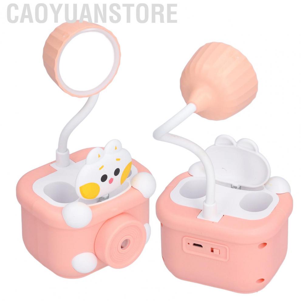 Caoyuanstore Desk Lamp LED Light Source Cute USB Charging Pen Holder ...