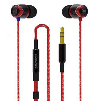 Soundmagic E10 หูฟัง In-Ear (Red) | Shopee Thailand