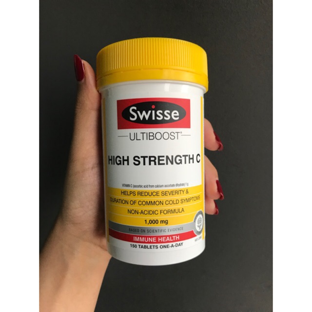 Swisse High Strength C 1000มิลลิกรม 150 เม็ด - vitaminaussie2018 - ThaiPick