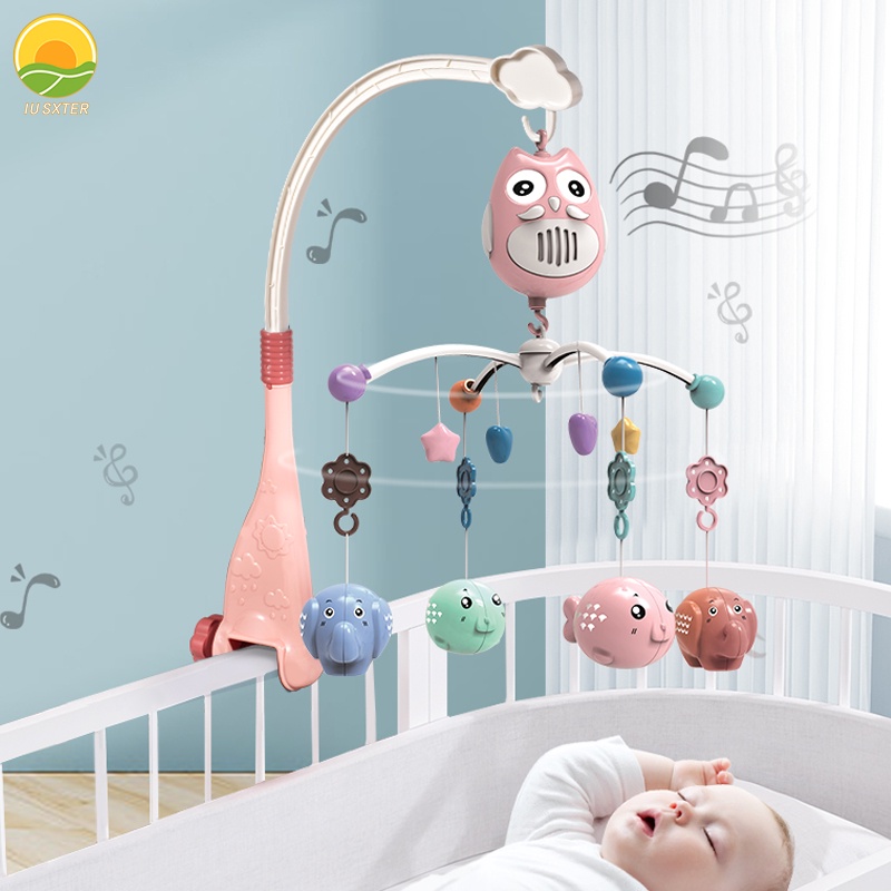 Baby Crib Music Mobile Bed Bell 0-12 Months Toddler Sensory Game ...
