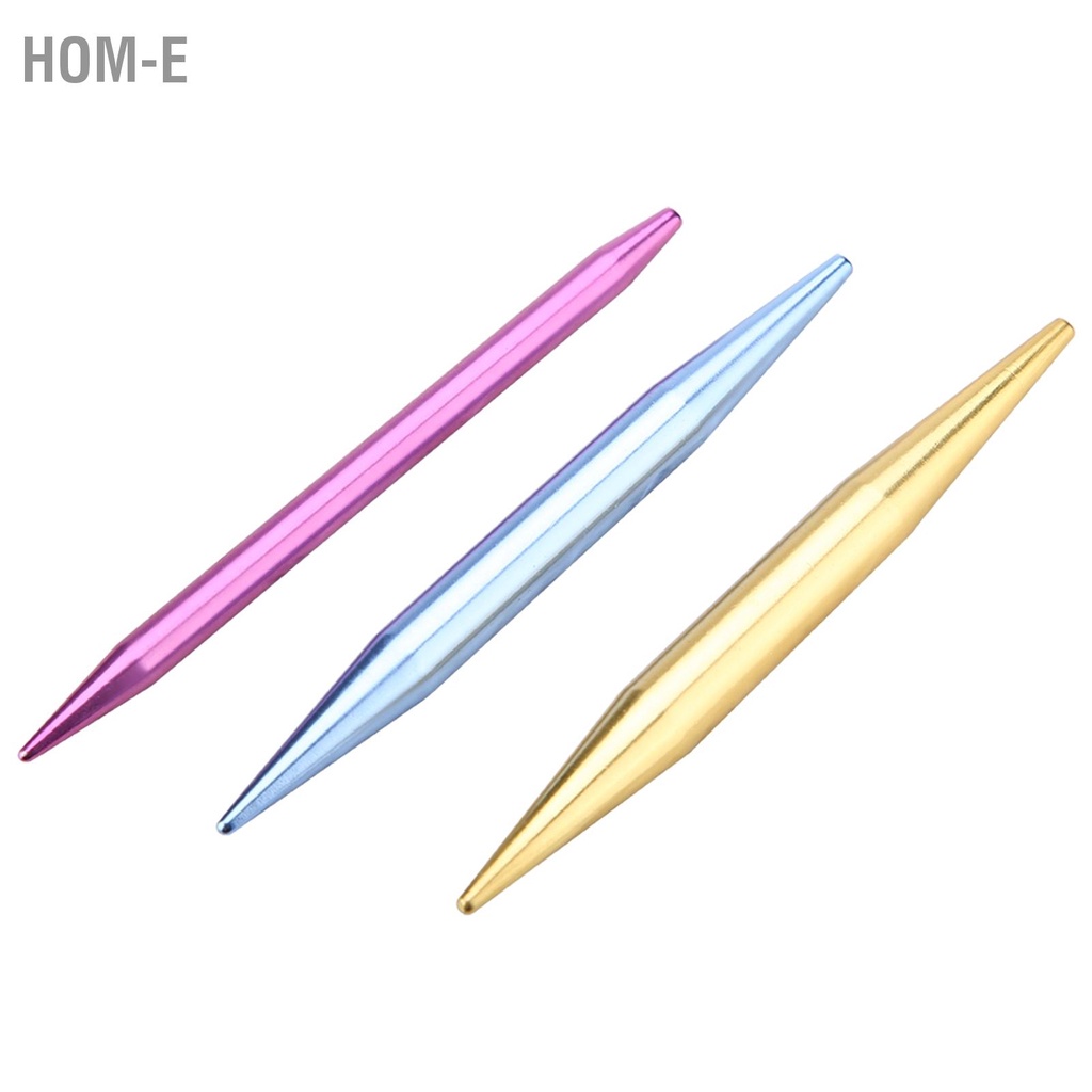 Hom-E เข็มถักนิตติ้ง อะลูมิเนียม 26 ชิ้น พร้อมชุดลวดพลาสติก ทรงกลม 4 ...