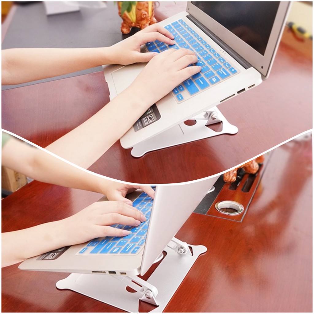 ที่วางโน๊ตบุ๊คอลูมิเนียม HS405 | Shopee Thailand