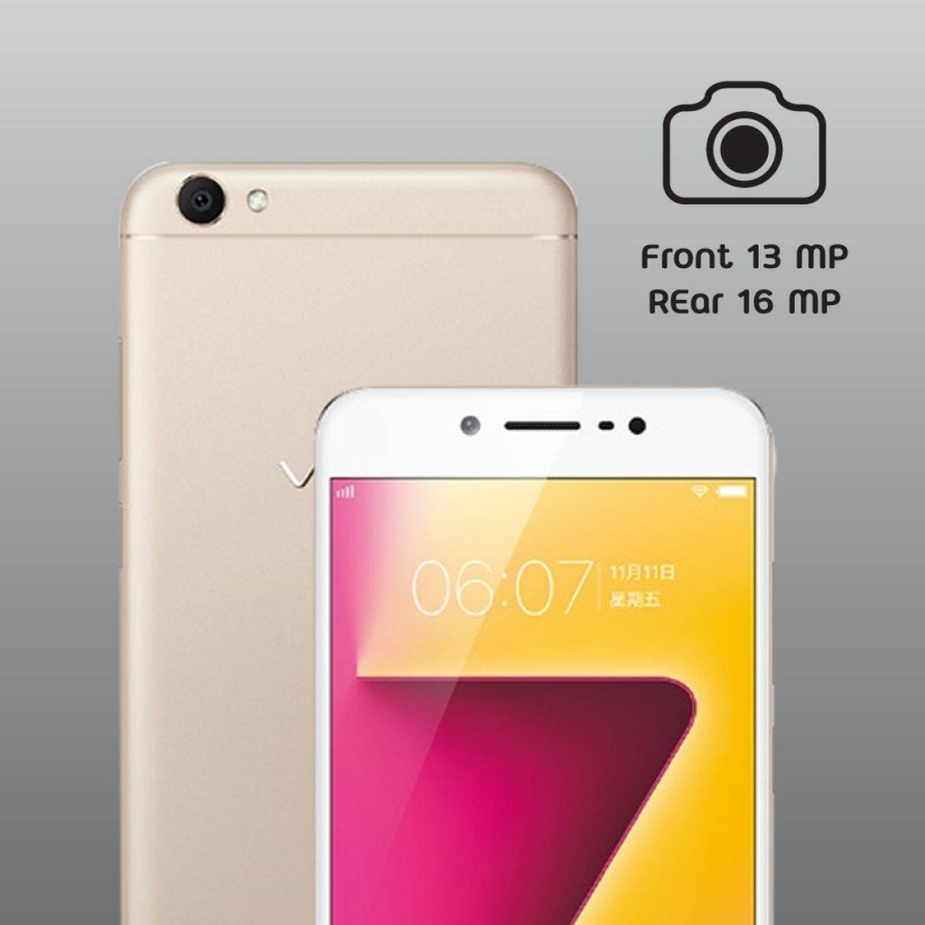 VIVO Y67 เครื่องเเท้100 RAM4 ROM 32GB (มีรับประกันสินค้า)วีโว่ โทรสัพท์มือถือ ของแท้ ฟรีฟิลม์เคส ...