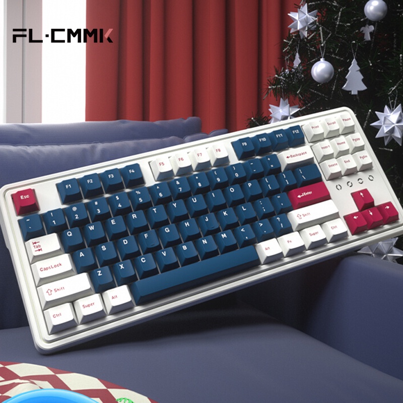 FLESPORTS CMK87-SAM Three-Mode Full-Key Hot Swap 87-Key 2.4G Wireless ...