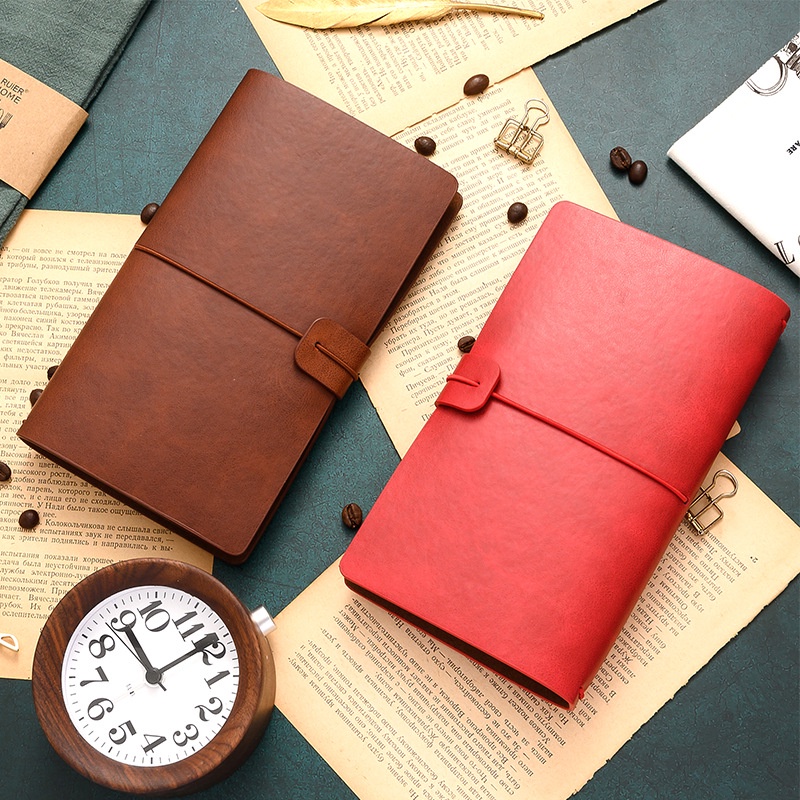 2022 A6 Retro notebook diary notepad vintage PU leather notebook ...
