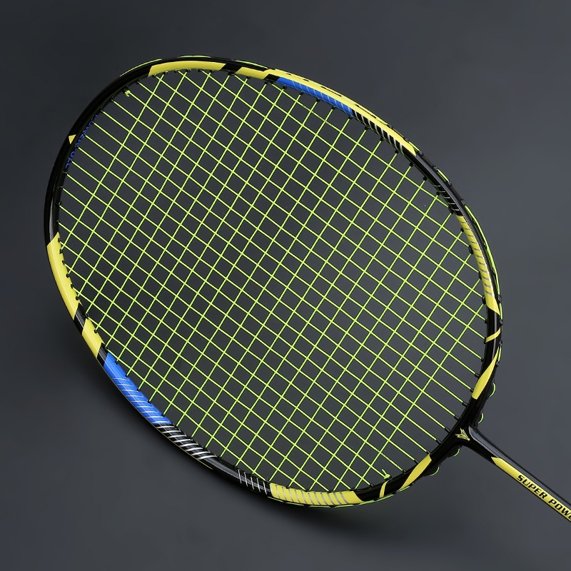 ไม้แบดมินตันrofessional Carbon 8U Badminton Rackets Ultra Light Strung ...