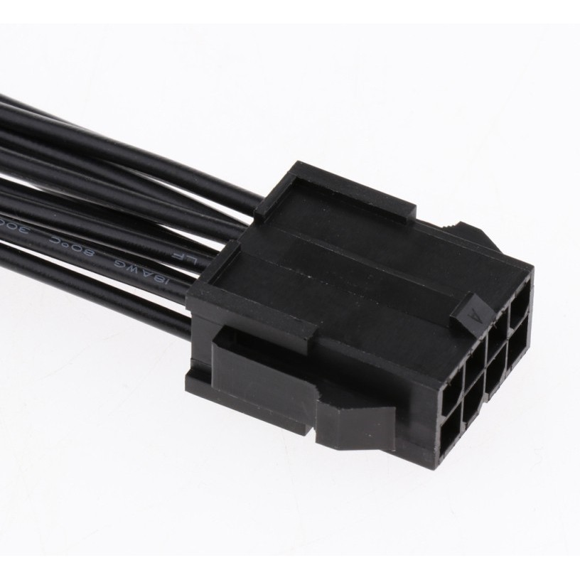 สายไฟCPU หัวแปลง 8pin เป็น 84 pin สีดำ 20 ซม. - jakkreekumbon - ThaiPick