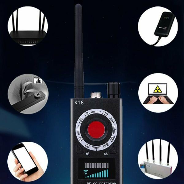 RF Signal Detector Anti-spy Detector Camera K18 GSM Audio Bug Finder ...