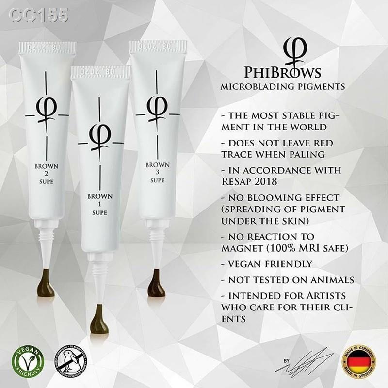 สีสักสักคิ้ว PhiBrows สีสักคิ้วออแกนิค ของแท้ คุณภาพสูง นำเข้าจาก ...