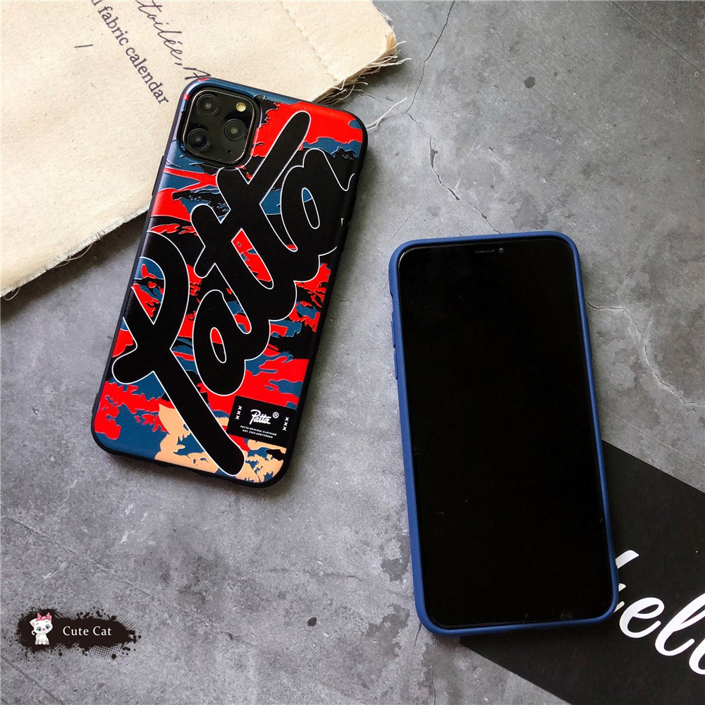 เคสโทรศัพท์ลายพราง PATTA แบบนิ่มสําหรับ Iphone 12 11 Pro XS MAX XR i8 I 7 i6 Plus - sunfei020.th ...