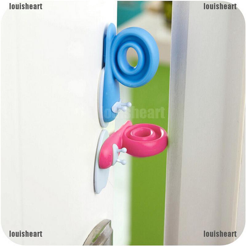 thro Plastic Baby Safety Door Stopper Protector Children Safe Snail ...