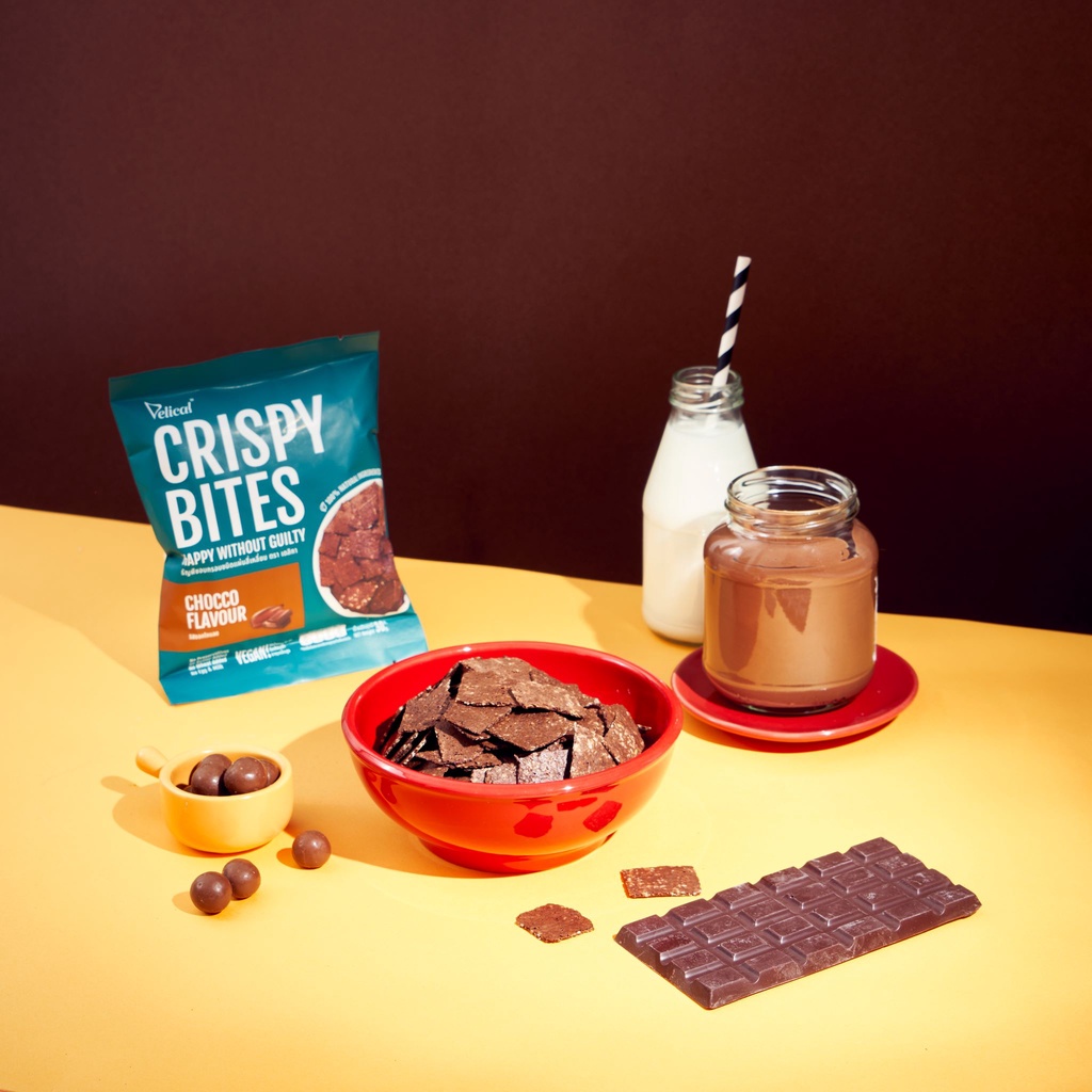 Crispy Bites Chips อร่อยได้ไม่อ้วน (4 ซอง) รสช็อกโกแลต - delica ...