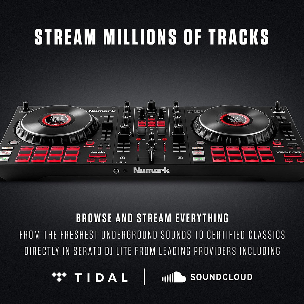 Numark Mixtrack Platinum FX เครื่องเล่นดีเจคอนโทรลเลอร์ DJ Controller (ProPlugin) - proplugin ...