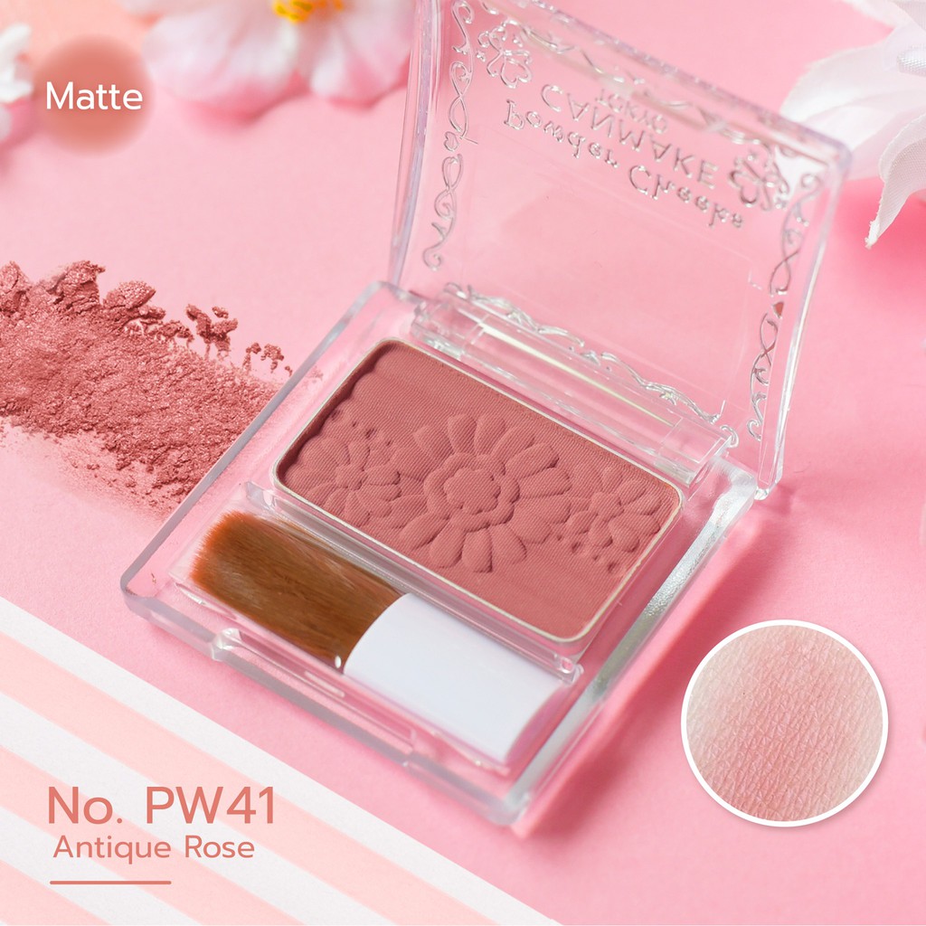 Canmake Powder Cheeks 4.4g #PW41 Antique Rose - tohkrengpang - ThaiPick