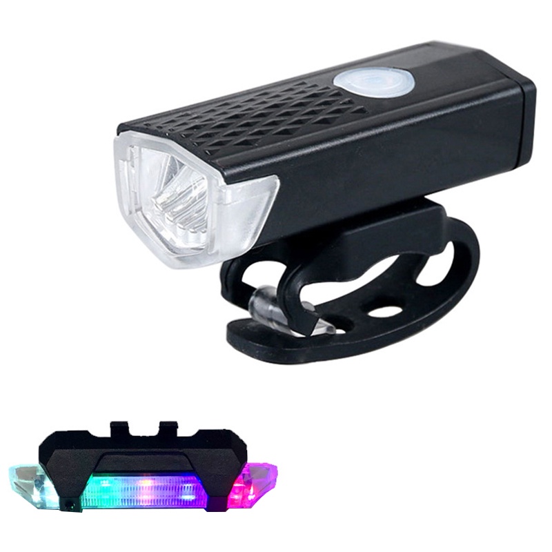 จักรยาน300 Lumens Bicycle Lamp Bike Light USB Rechargeable Front ...