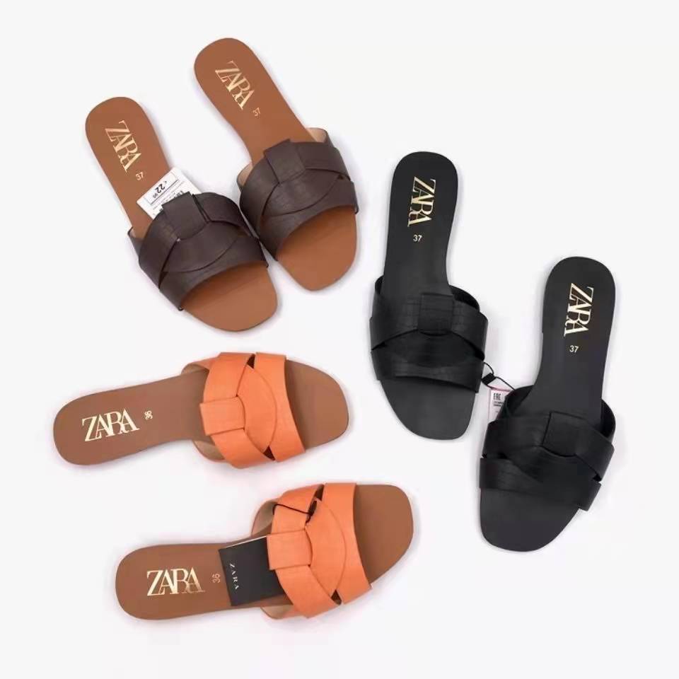 ZARA sandals female 2019 new summer fashion wear travel vacation wild ...